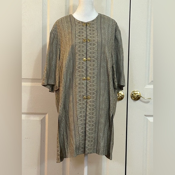 R & M Richards | Tops | Rm Richards By Karen Kwong Duster Tunic 22w ...